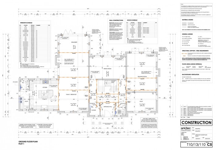 arktec | Technical Working Drawings